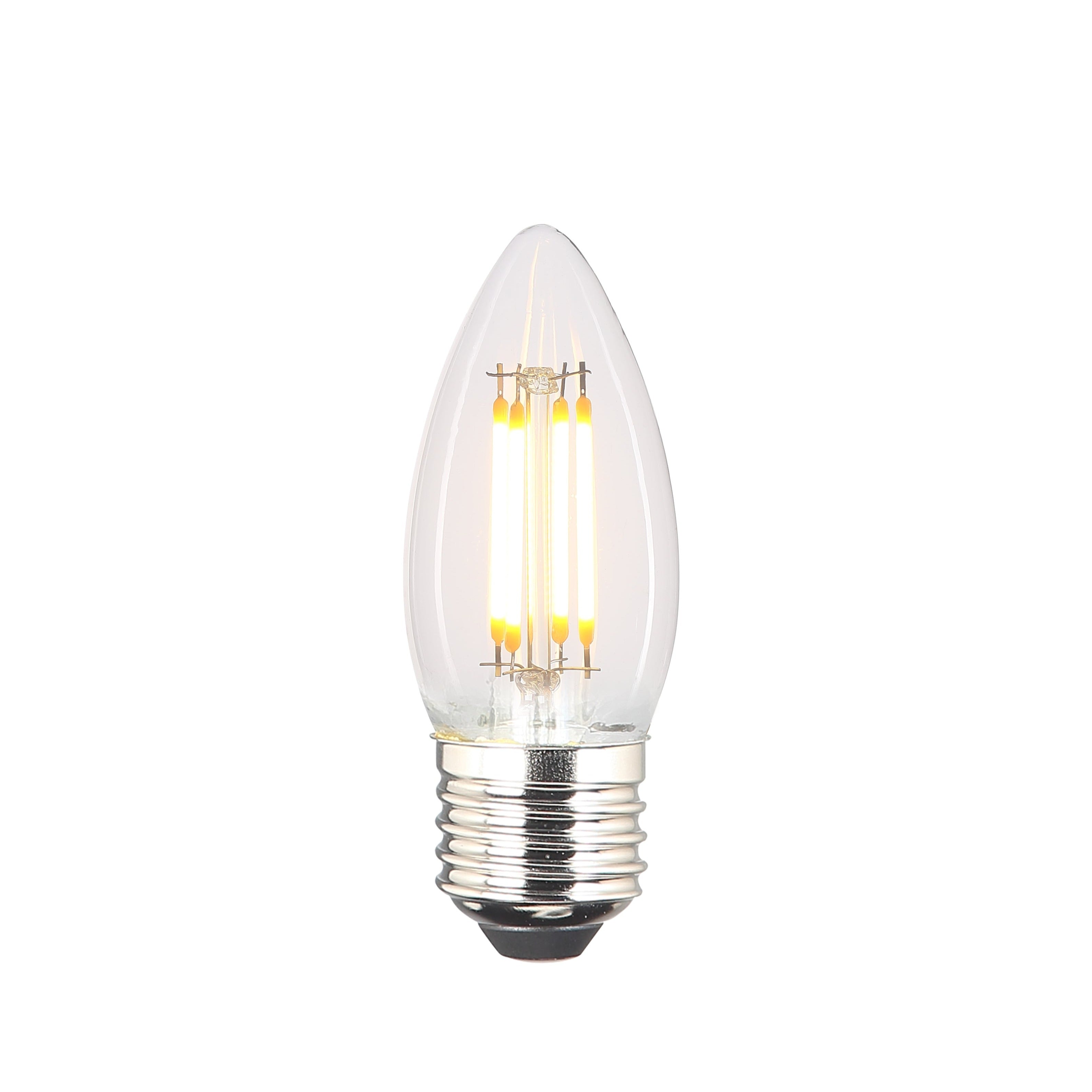 LED 4W B35 Klar dimbar (E27) – OutletLamper.dk